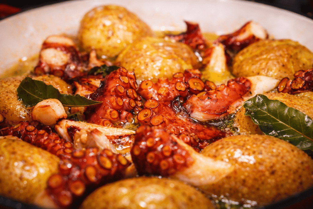 Recette Du Polvo à Lagareiro Le Poulpe Rôti Portugais